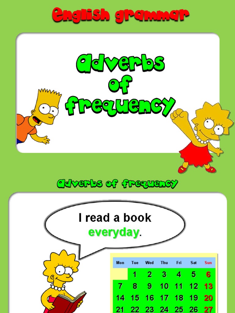 Adverbs of Frequency for Kids | PDF