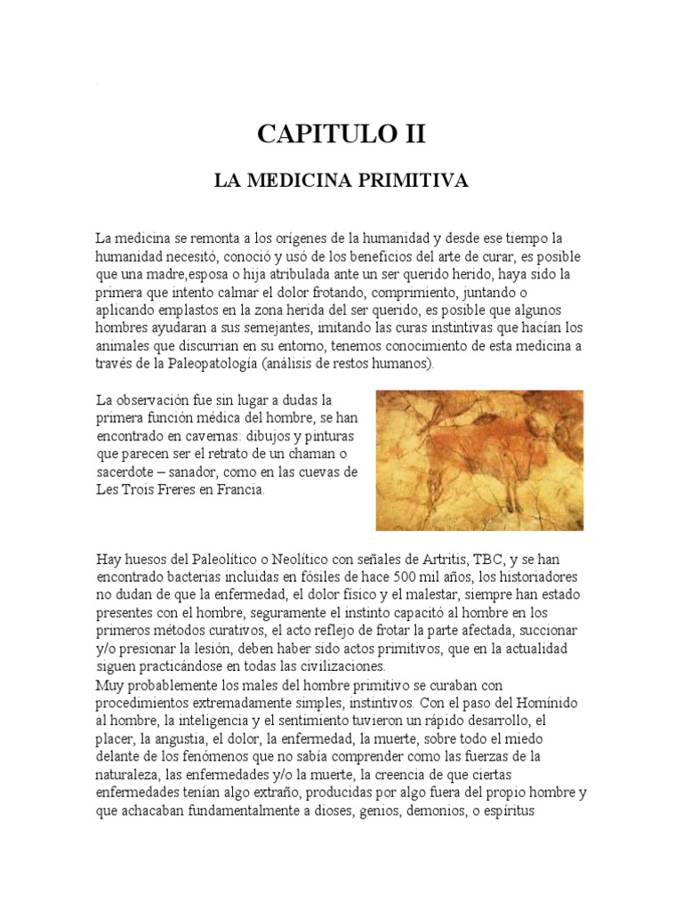 Medicina Primitiva y Paleopatología | PDF | Salud y bienestar | Medicina