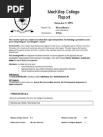 2019 Semester 1 Reporting | PDF | Science | Teachers