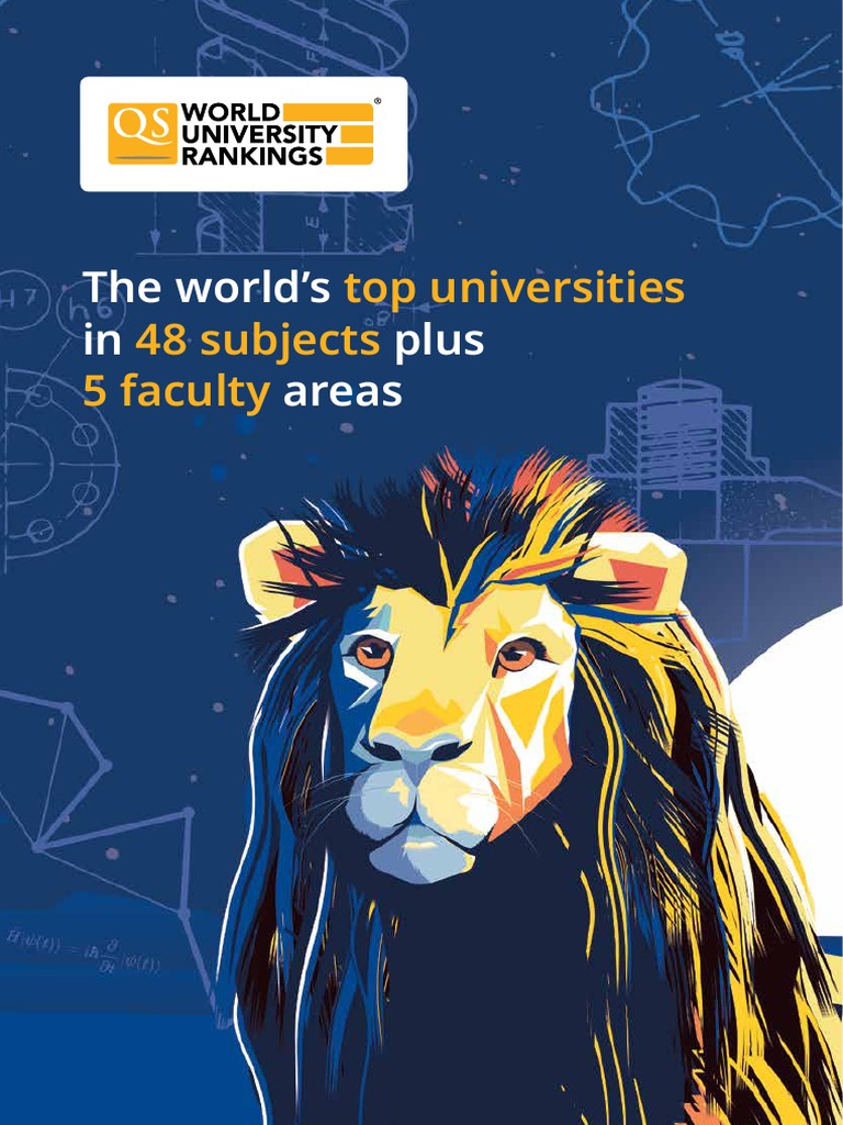 QS World University Rankings by Subject 2020 | Download Free PDF ...