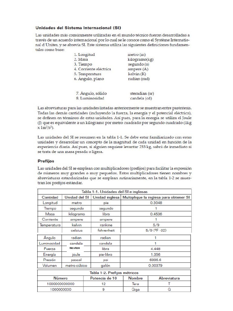Ejercicios Sistemas de Unidades | PDF | Sistema Internacional de ...