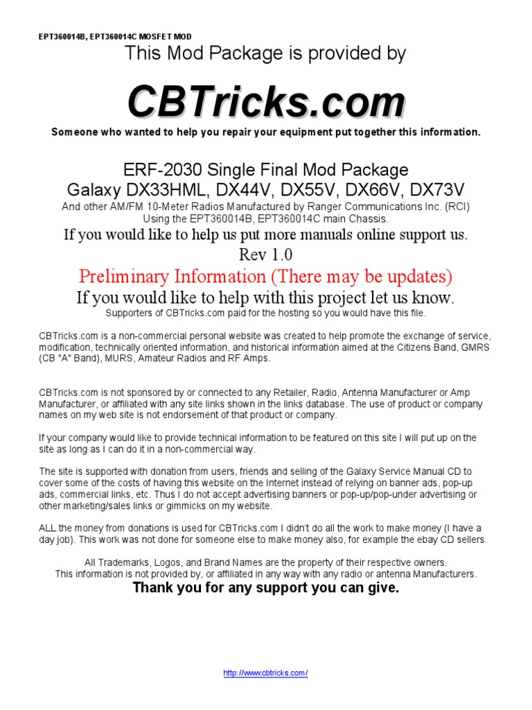 Erf 2030 Ept3600 Mod | PDF | Mosfet | Printed Circuit Board