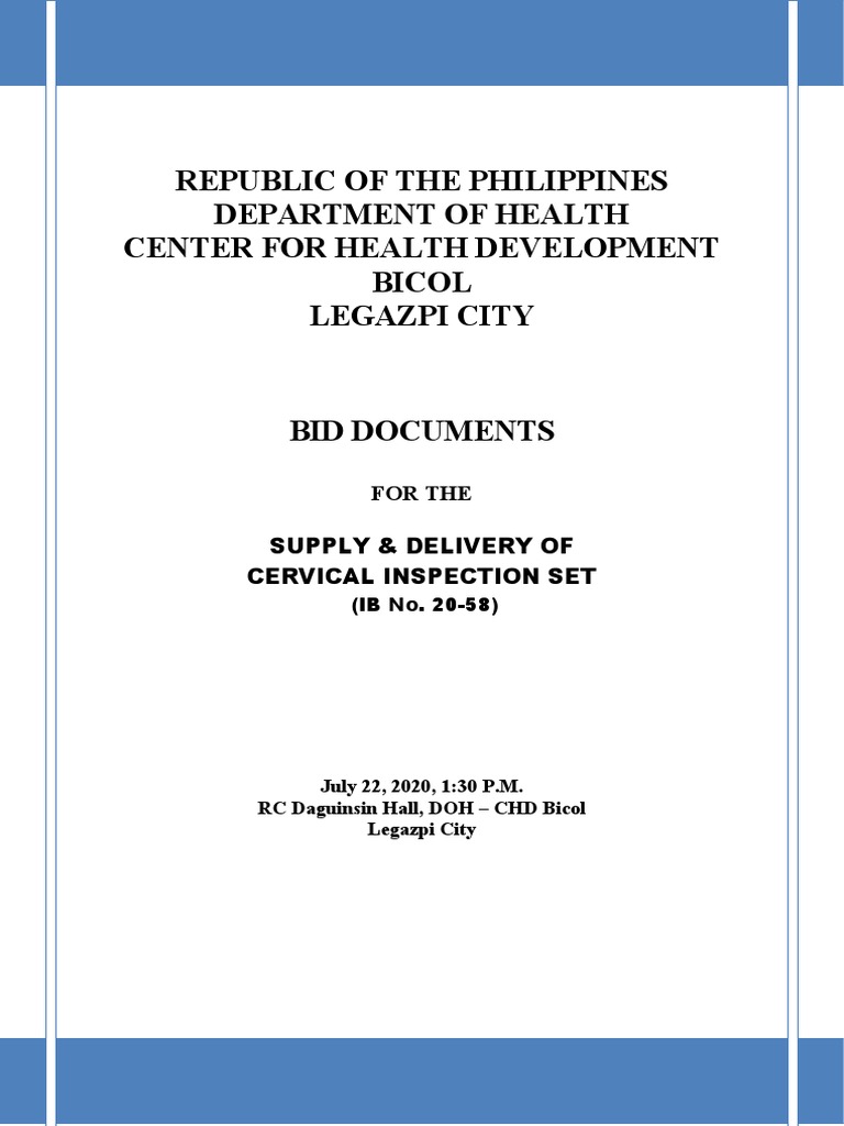 Posting HFEP Cervical Inspection Set June 24, 2020 Prebid Ai Final ...