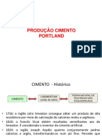 Produção Do Cimento | PDF | Cimento | Materiais