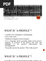 Testimonio Example | PDF | Agriculture | Food Security