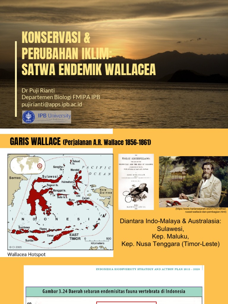 Puji Rianti - Konservasi & Perubahan Iklim Bagi Satwa Endemik Wallacea ...