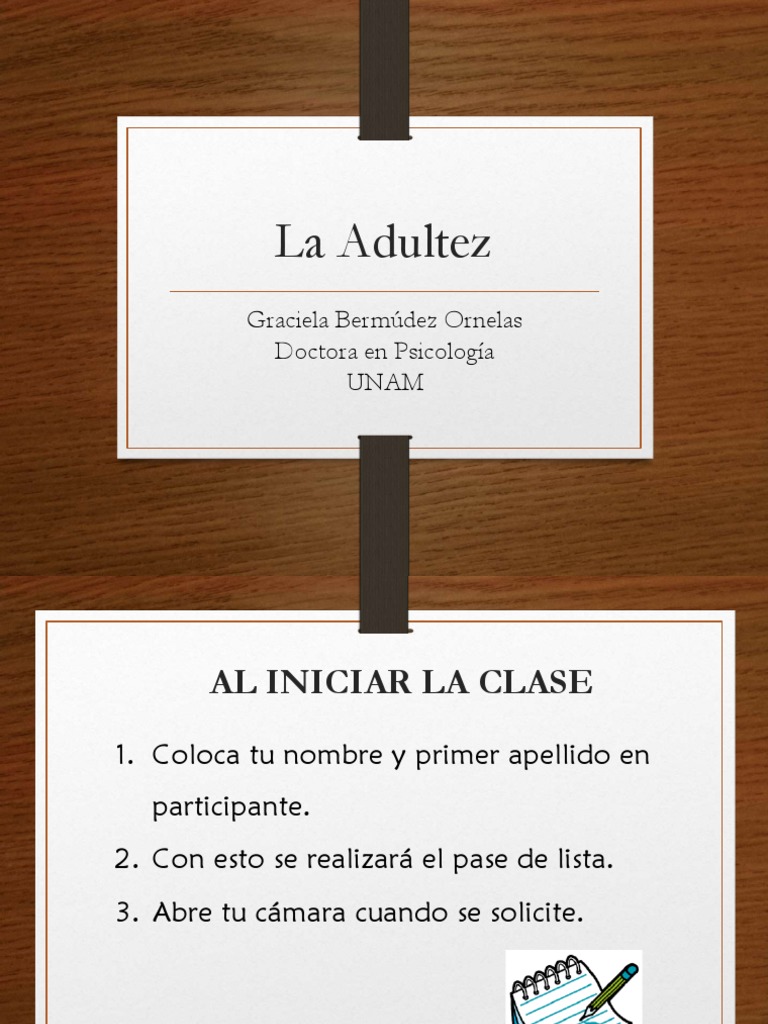 Semana 2. La Adultez | PDF | Adultos | Ciencias del comportamiento