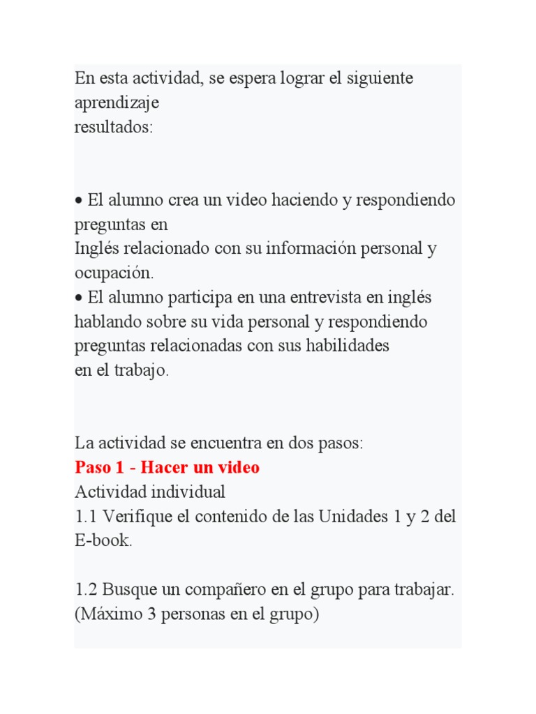 Guia 4 de Ingles Español | PDF | Informática y tecnología de la ...