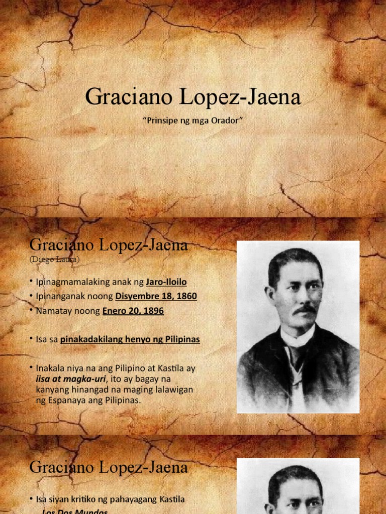 Graciano Lopez Jaena