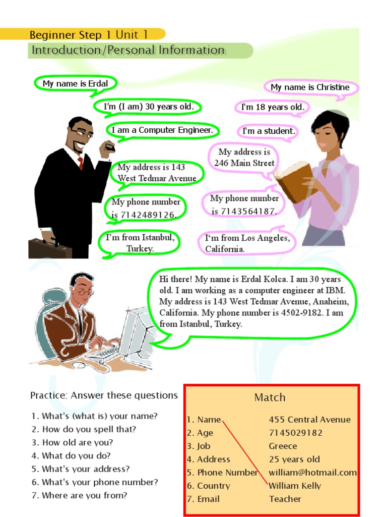 Grammar For Beginners Unit 1 | PDF