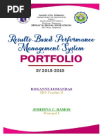 Rpms Portfolio Cover | PDF