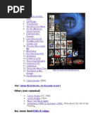 James Bond Films List | PDF
