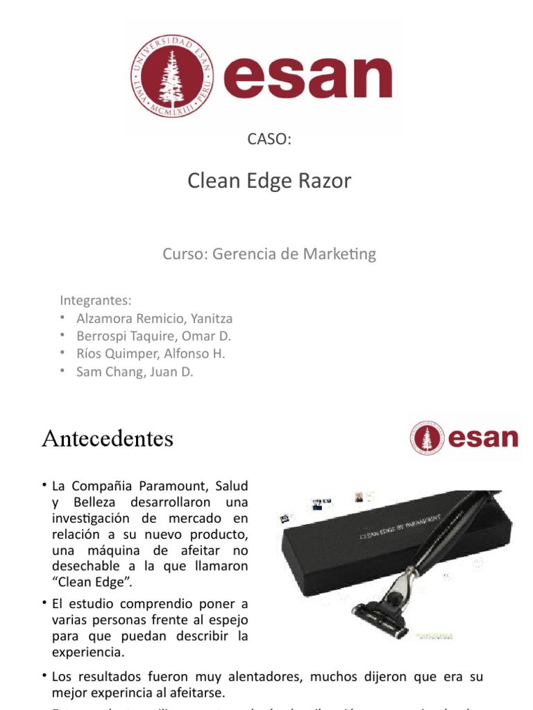 Clean Edge Razor | PDF | Marketing | Mercado (economía)