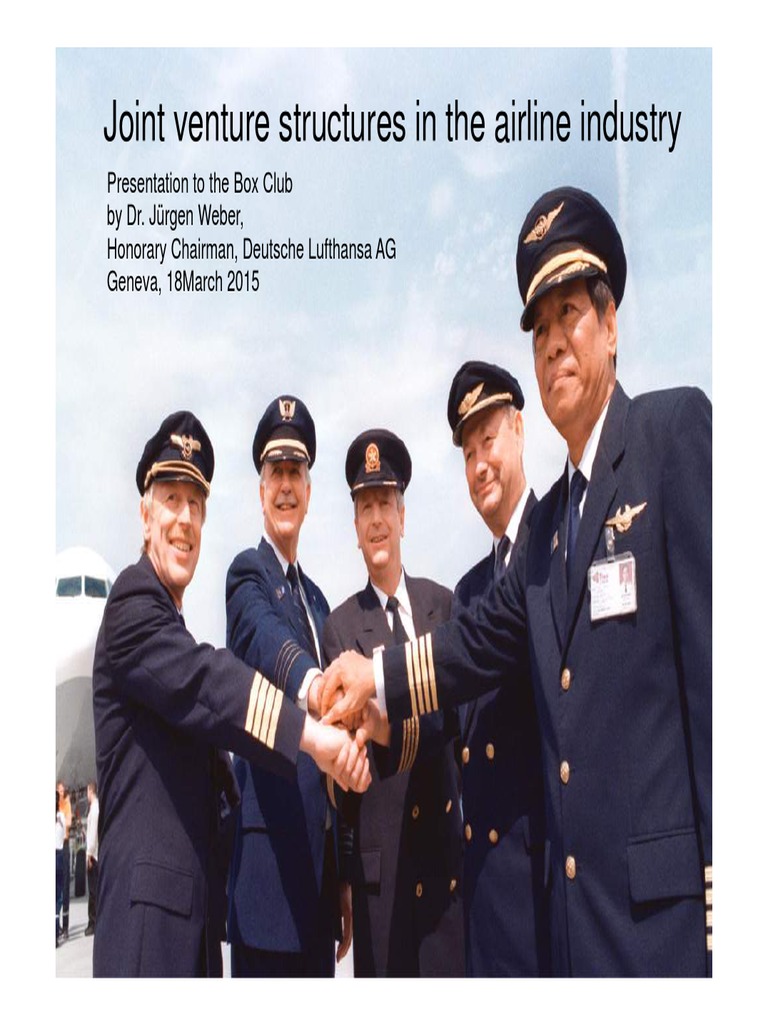 JV Structures in The Airline Industry by DR Weber - PDF - 150318 | PDF ...