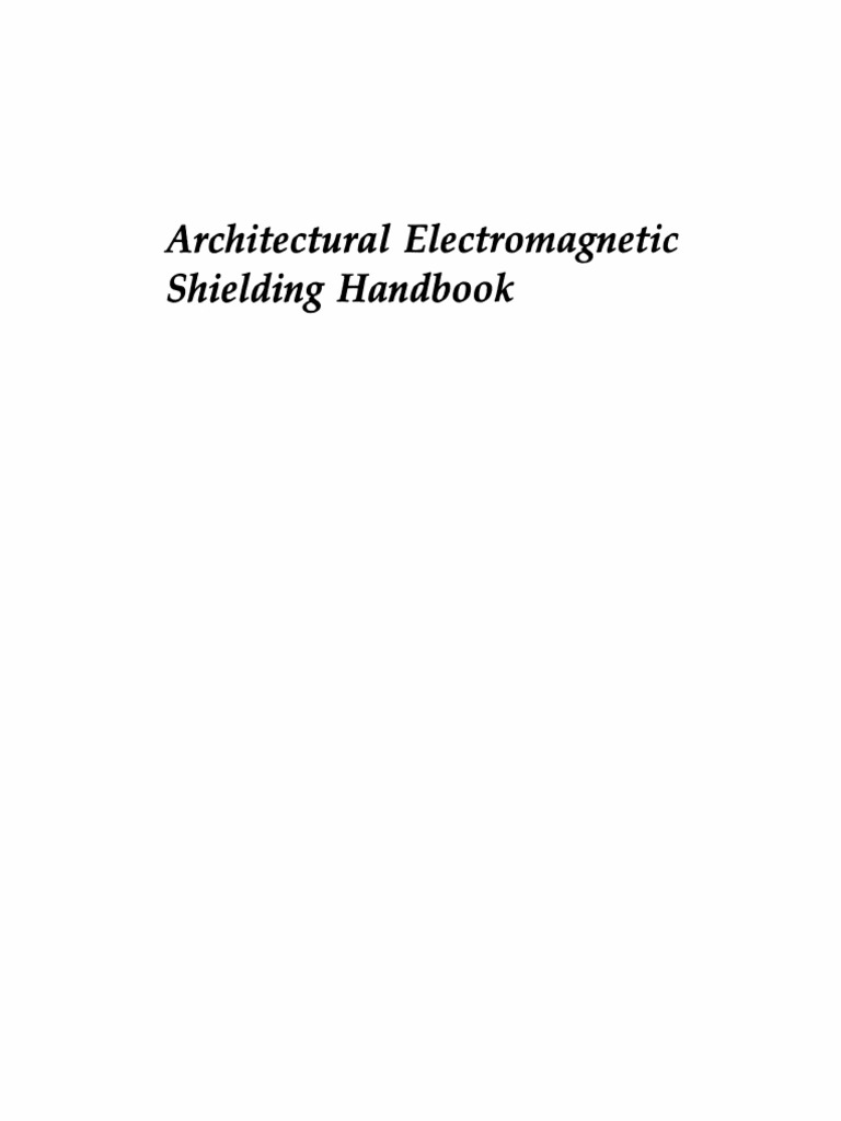 Architectural Emi Shielding PDF | PDF | Electromagnetic Radiation ...