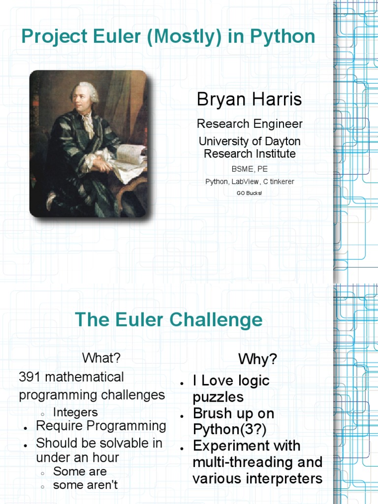 Euler Project | PDF | Thread (Computing) | Integer (Computer Science)