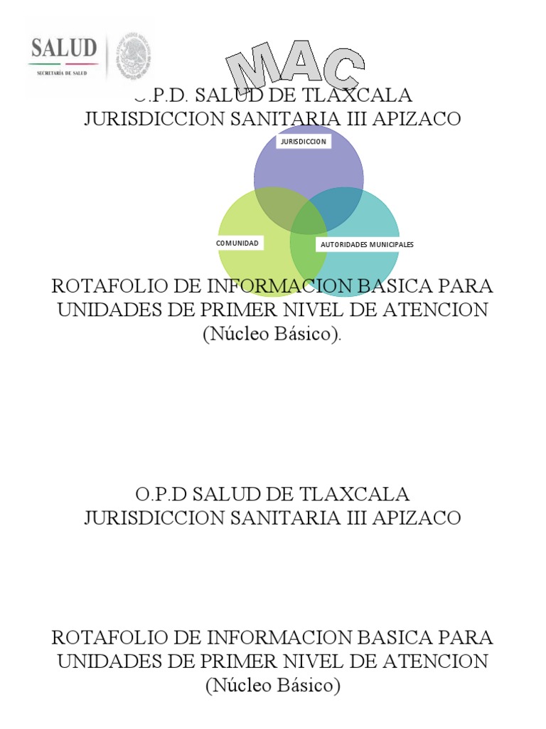 Rotafolio Salud Tlaxcala 2017 | PDF | Salud y bienestar | Medicina