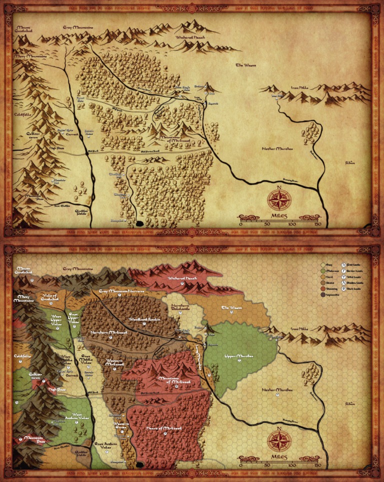 Maps For Erebor Adventures | PDF | Middle Earth | English Fantasy Novels