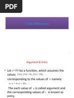 Gauss Forward and Backward Interpolation | PDF | Finite Difference | Algorithms