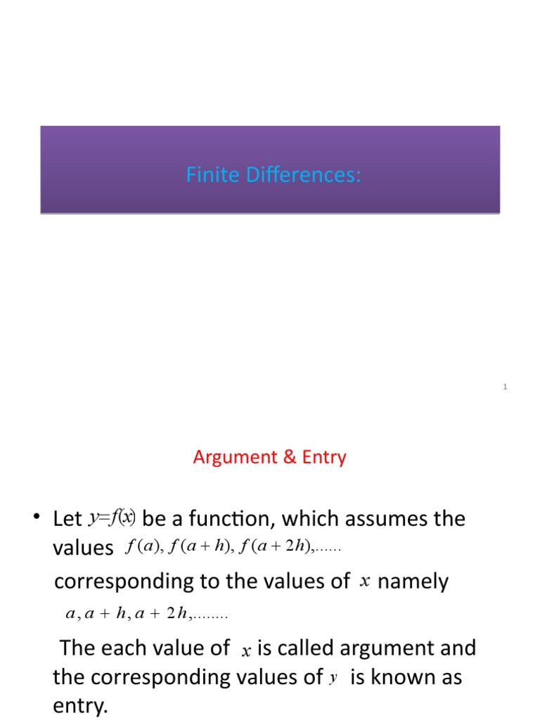 Understanding Finite Differences: A Comprehensive Look at Forward ...
