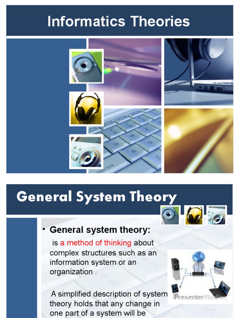 General Systems Theory & Nursing Informatics Models | PDF | Chaos ...