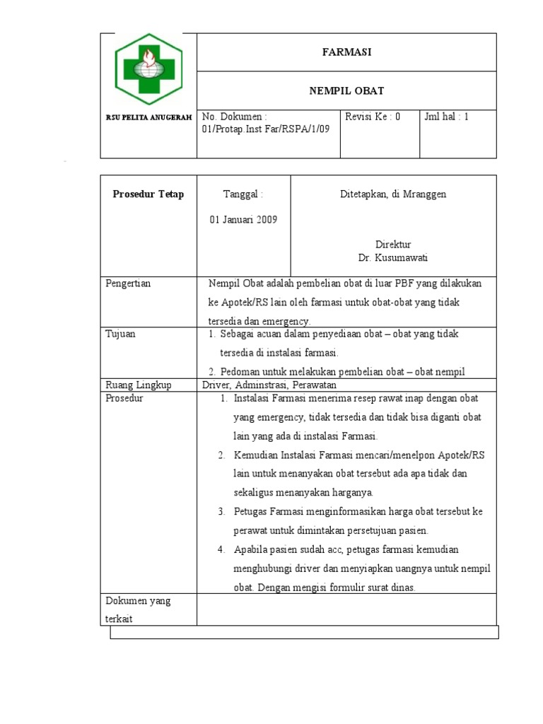 Protap Nempil Obat | PDF | Pengembangan Diri | Sains & Matematika
