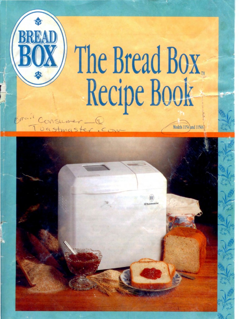 Toastmaster BreadBox 1154 - 1156 | PDF | Breads | Dough