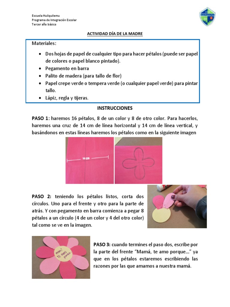 Manualidades para el Día de la Madre | PDF