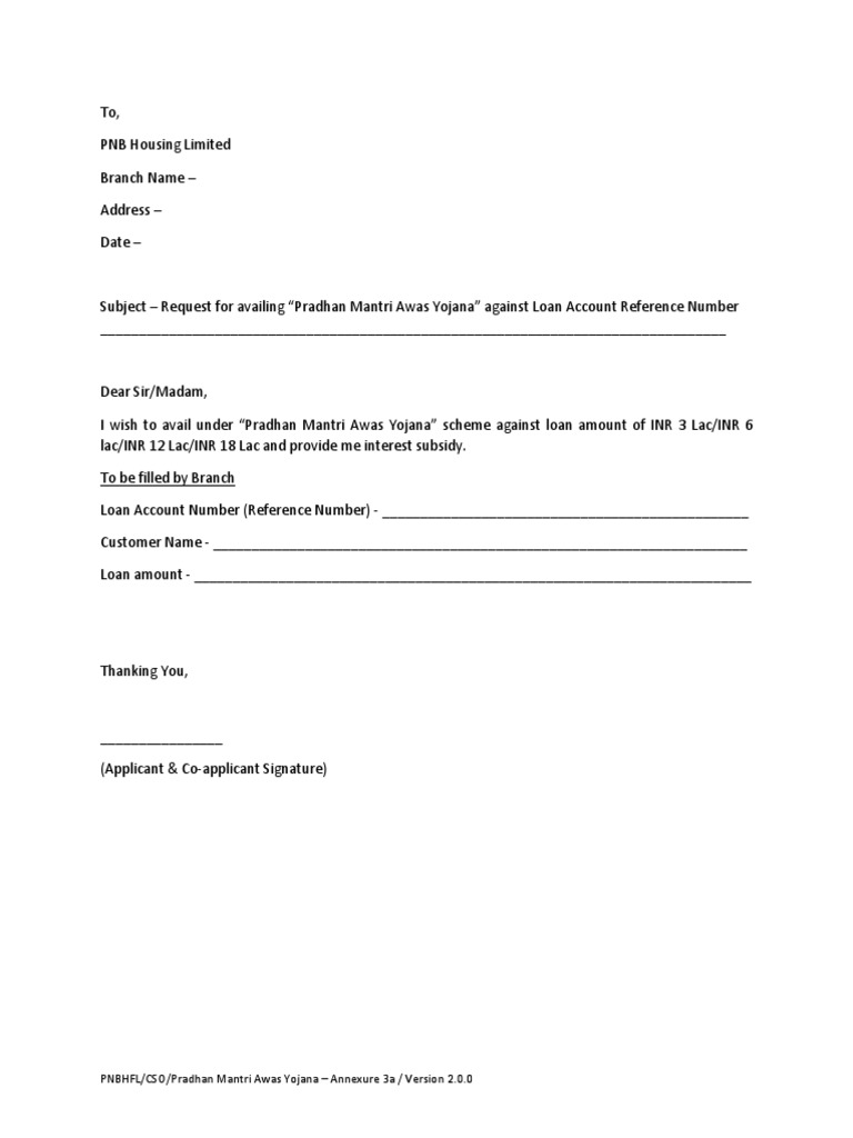 Sample Declaration Letter Format