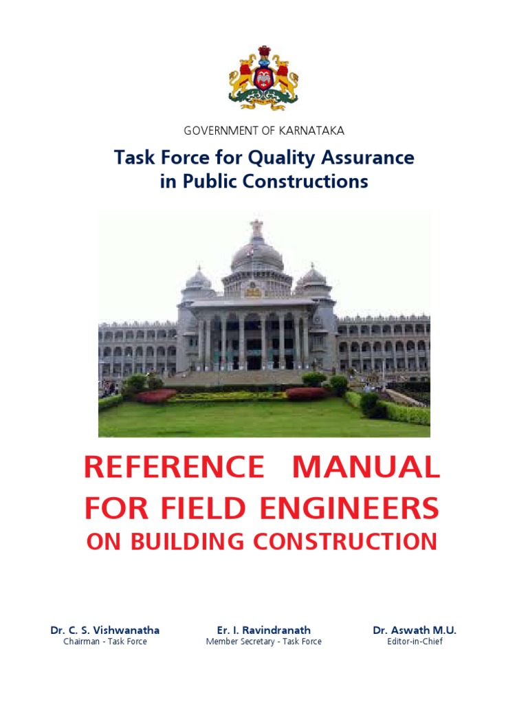 Reference Manual For Field Engineers PDF | PDF | Concrete | Masonry