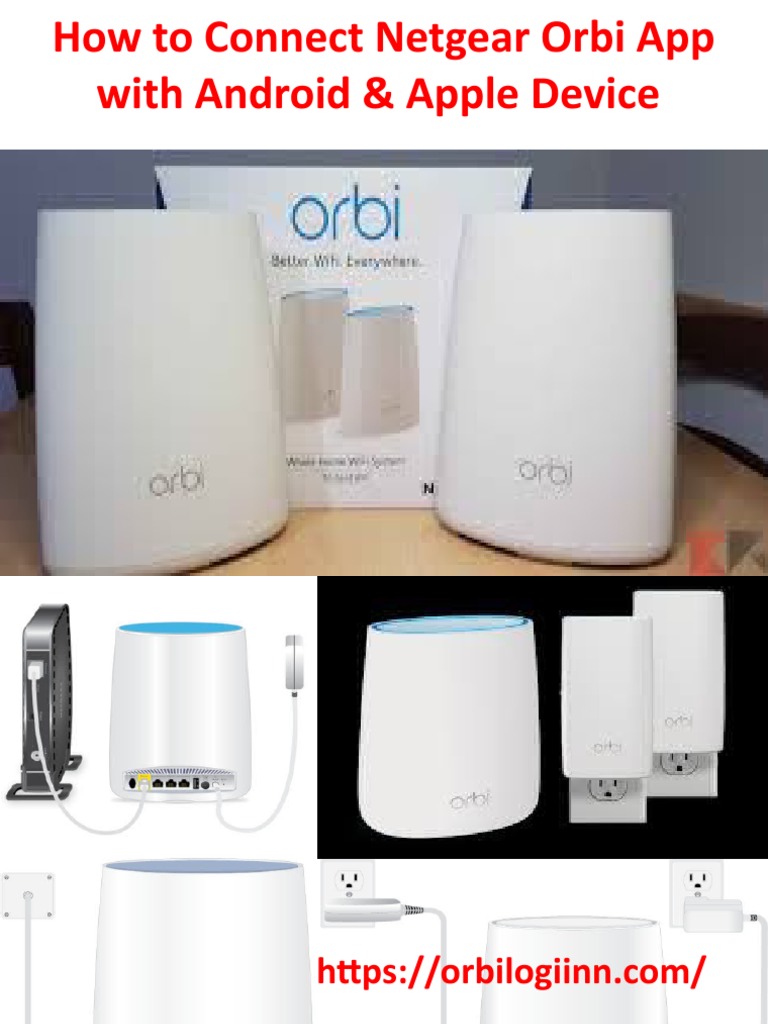 How To Connect Netgear Orbi App With Android | PDF