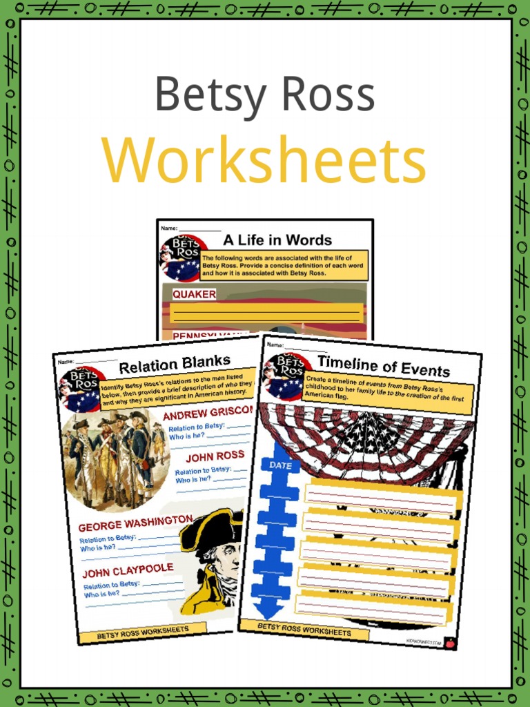 Sample Betsy Ross Worksheets | PDF
