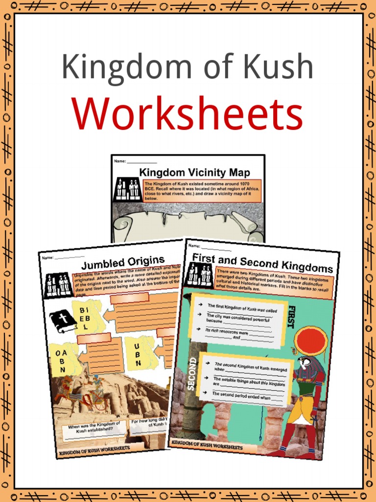 Sample Kingdom of Kush Worksheets | PDF | Ancient Egypt