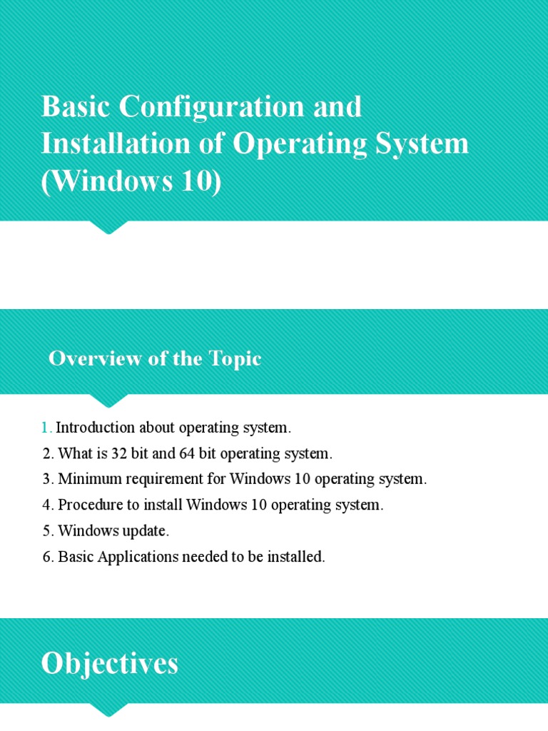 Basic-Configuration-and-Installation-of-Operating-System Final | PDF ...