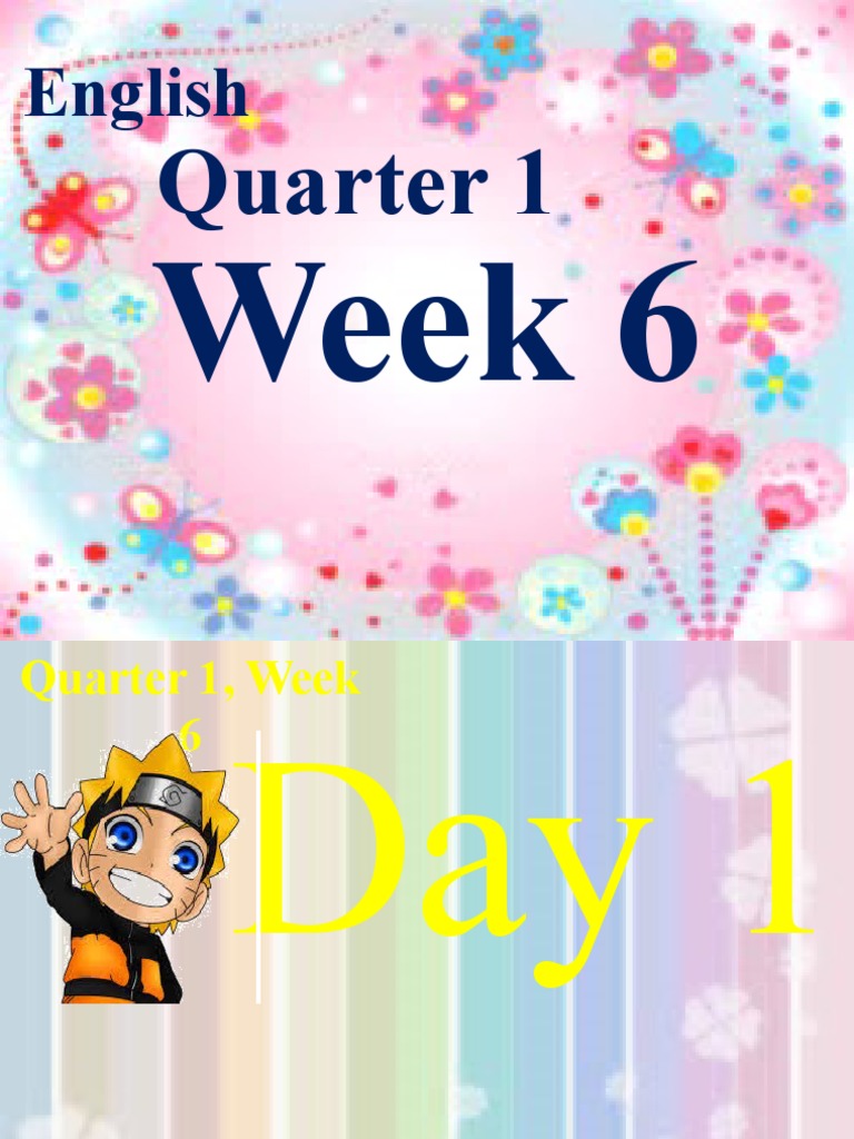 Quarter 1 Week 6 English 6 | PDF | Grammatical Gender | Grammatical Number