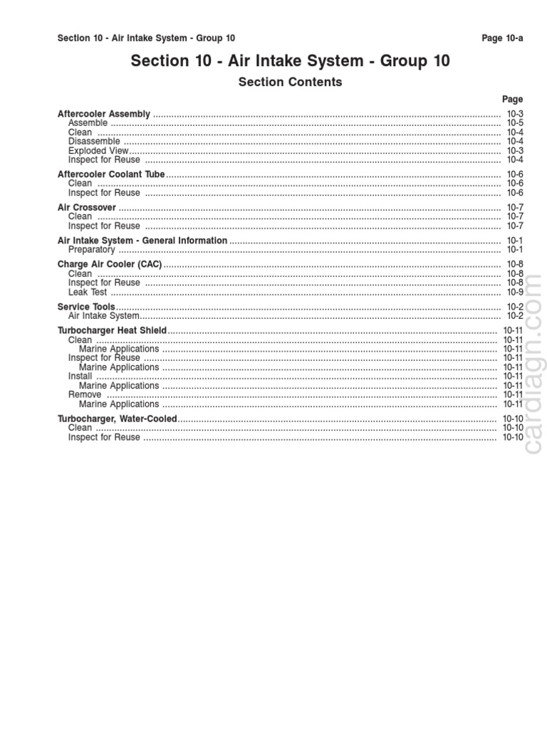 Air Intake System Overview and Maintenance | PDF | Turbocharger | Leak