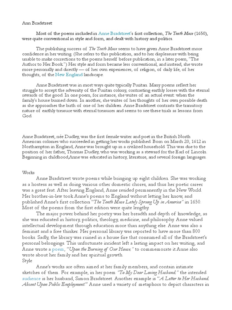 Puritan Poetry | PDF | Poetry | Weaving