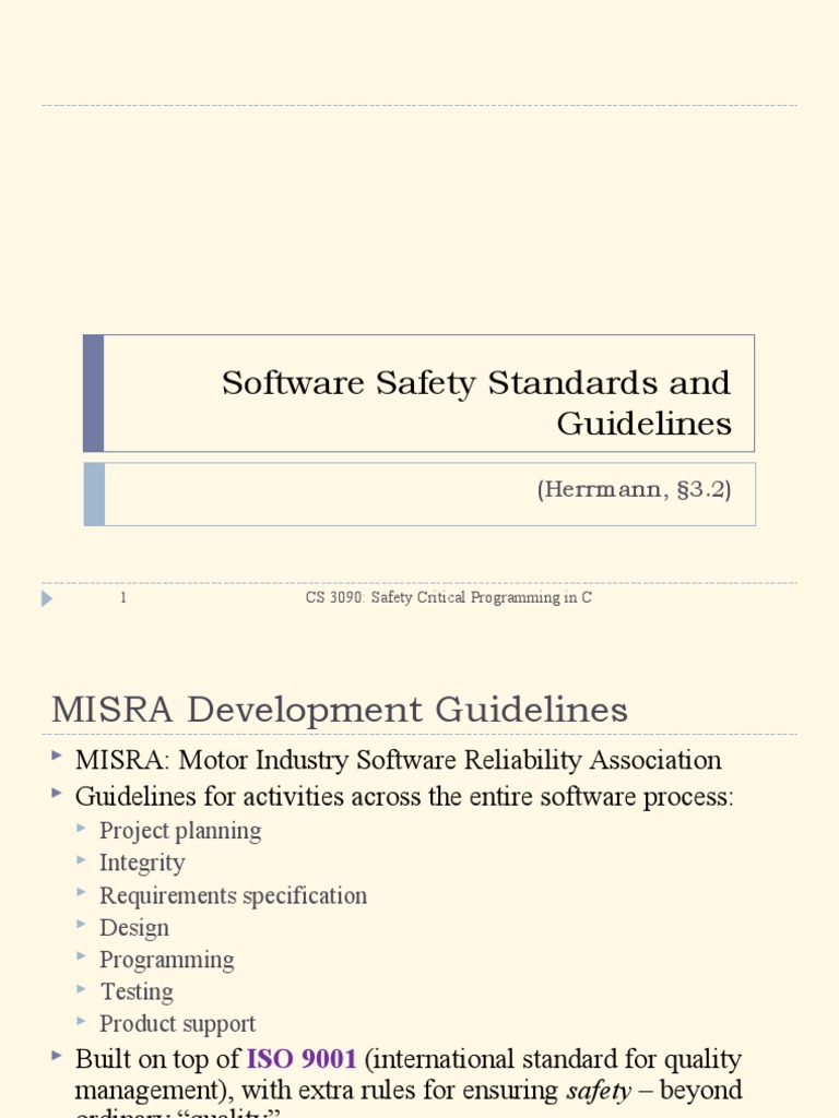 MISRA C Guidelines for Safety | PDF | Control Flow | Pointer (Computer ...