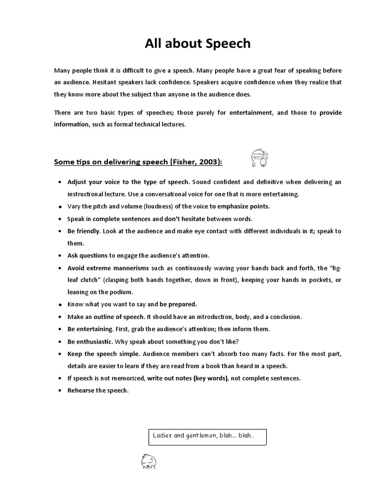 Speech Materials BWT KRida | PDF | Speech | Lecture