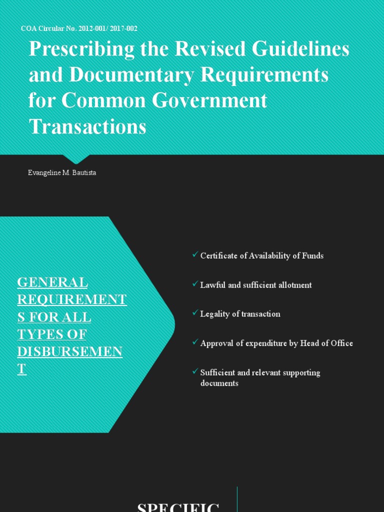 1 DOCUMENTARY REQUIREMENTS Presentation | PDF | Procurement | Receipt