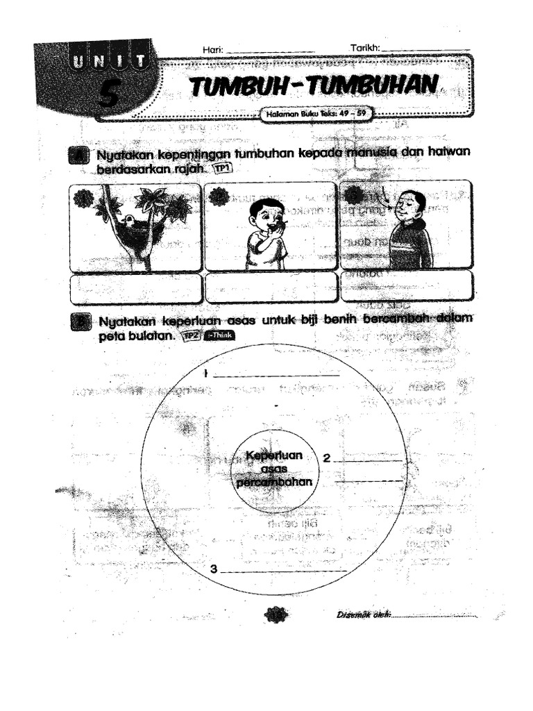 Latihan Sains Tahun 2 Tumbuhan Pdf