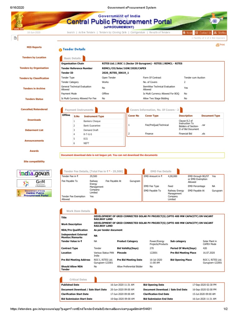 Government Eprocurement System | PDF | Economies | Energy And Resource