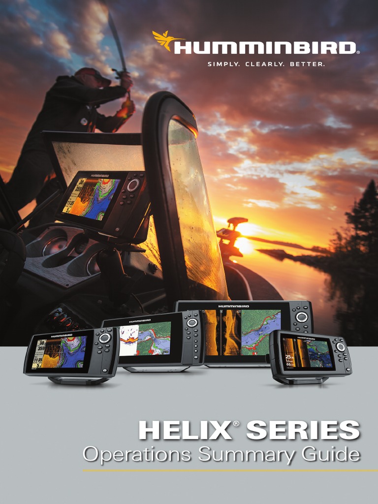 Helix Series: Operations Summary Guide | PDF | Menu (Computing) | Sonar