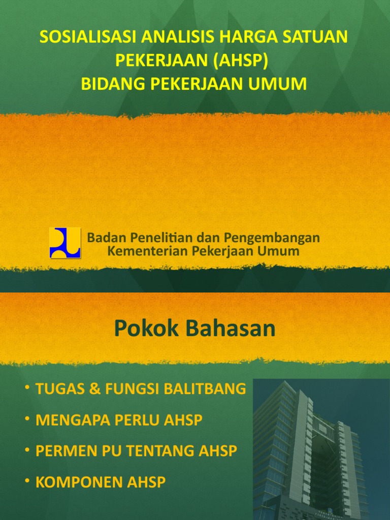 Ahsp Umum | PDF