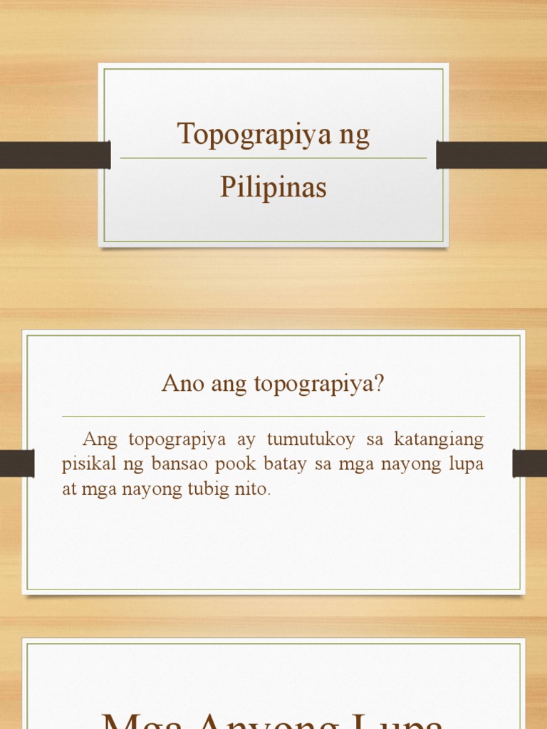 Topograpiya | PDF