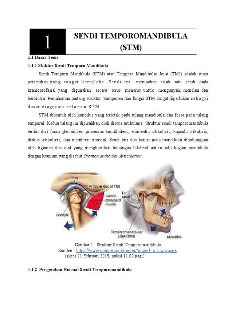 Modul Prak - Fisio-Pemeriksaan TMJ. - 31 Maret 2020 | PDF