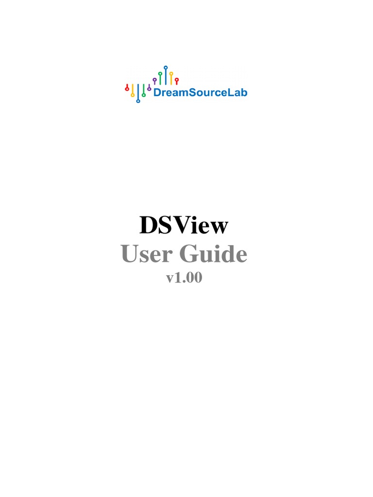 DSView User Guide | PDF | Button (Computing) | Electronics