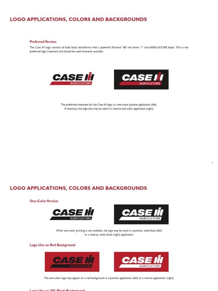 Logo Applications, Colors and Backgrounds: Preferred Version | PDF