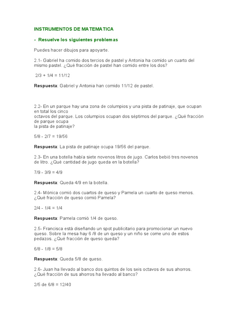 Instrumentos de Matematica | PDF