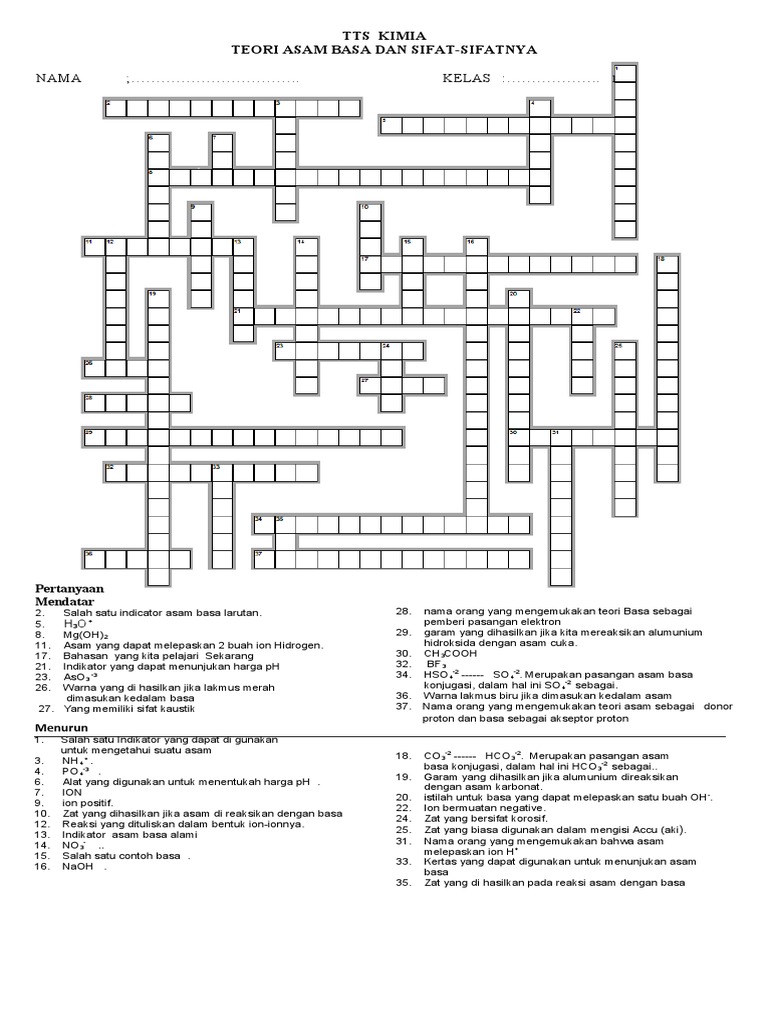 TTS KIMIA Asam bAsA | PDF